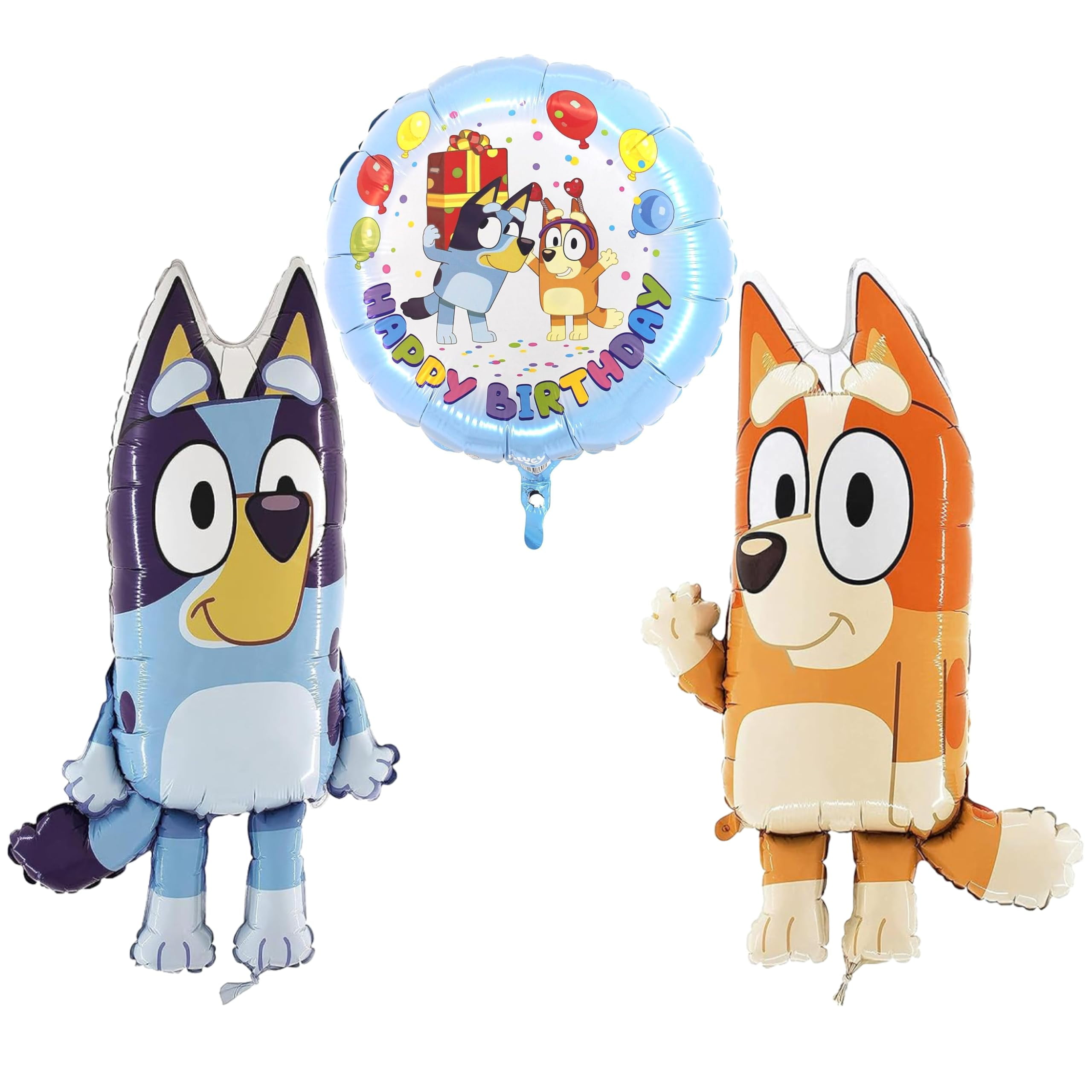 Toyland® Bluey & Bingo Balloon Pack NSD3 - 2 x 80cm (32") Character ...