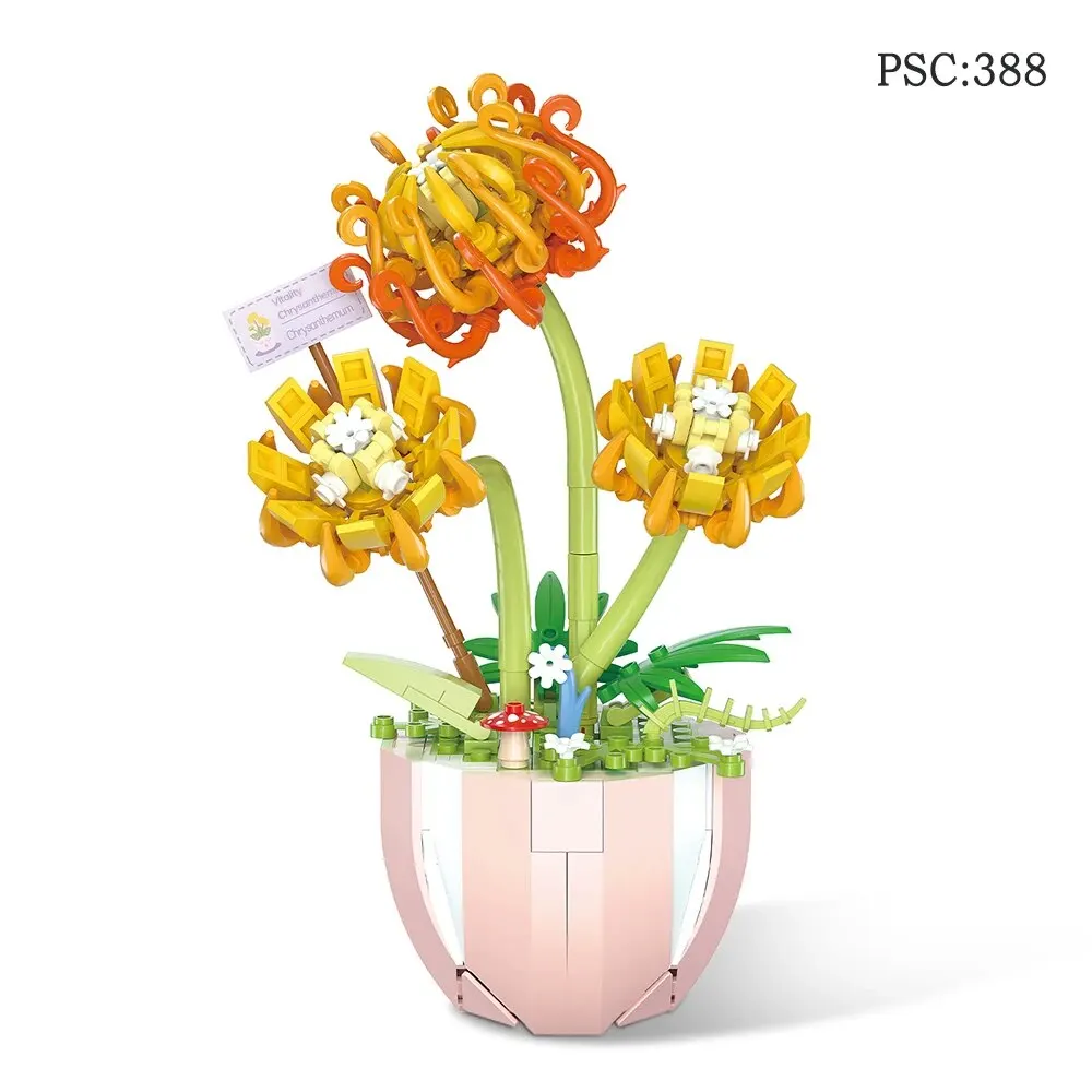 ToylinX 3D Model Flowers Blossoms Plants Construccion Home Decoration ...