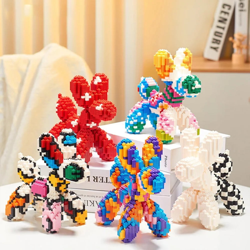 ToylinX 992PCS Balloon Dog Series Puzzle Assembling Building Block Toys ...