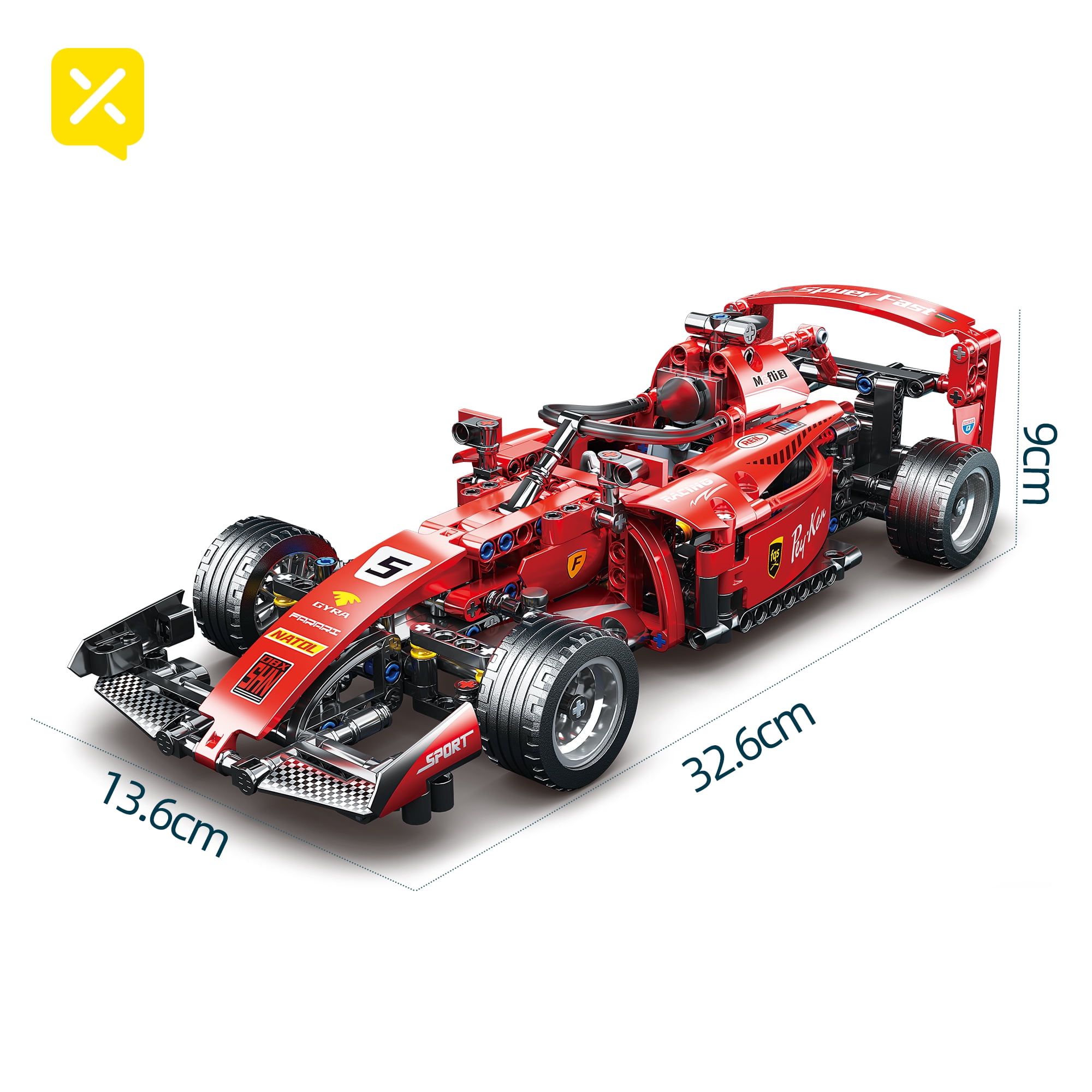 ToylinX F1 RC Race Cars Building Sets MOC Remote Control Building ...