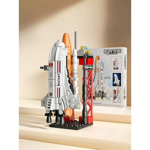 ToylinX Launch Center Lunar Lander Model Building Blocks Spaceship ...