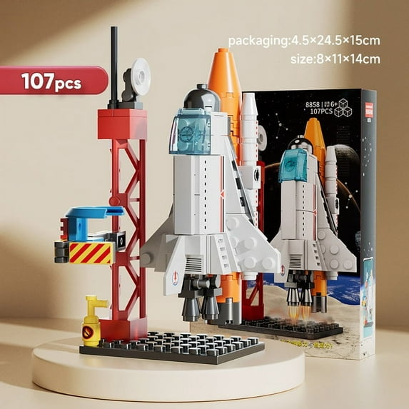 ToylinX Launch Center Lunar Lander Model Building Blocks Spaceship ...