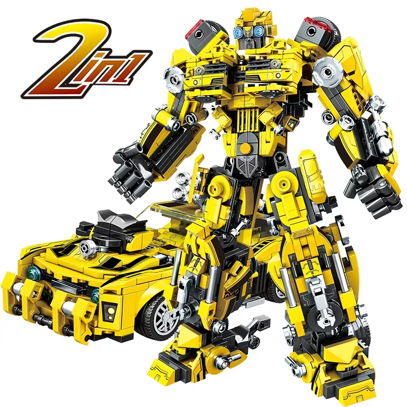 ToylinX Transforming Building Set 2in1 Transformation Robot and Truck ...
