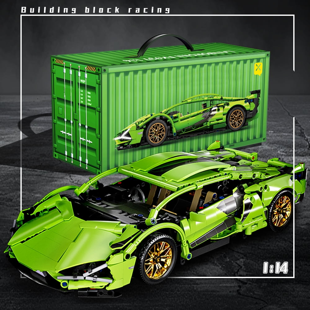 Toylinx 1:14 Technical Building Blocks Racing Car Model Collectible Car ...