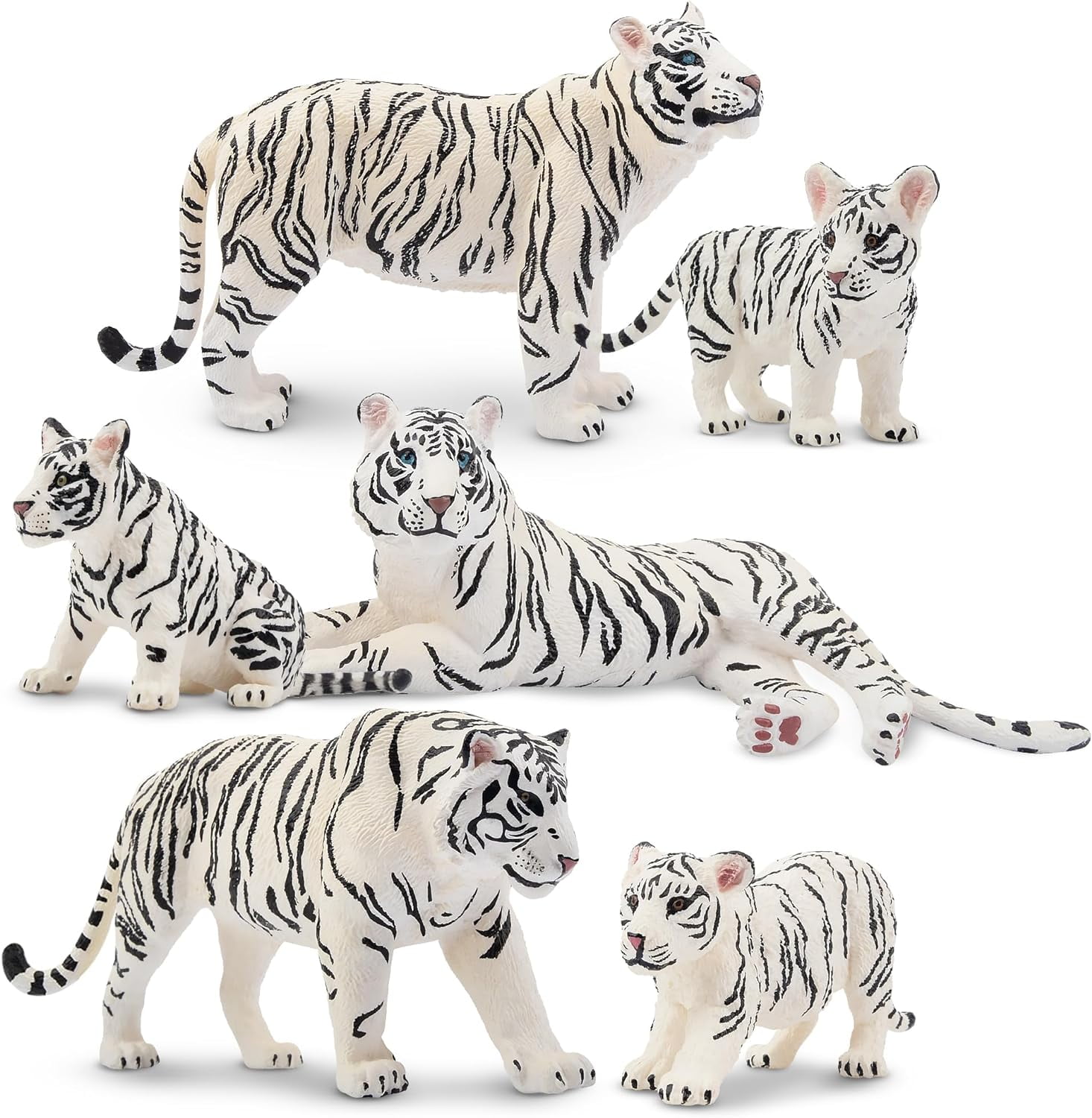 Walmart Black Friday Deals 2025 - Toymany 6PCS Realistic White Tigers ...
