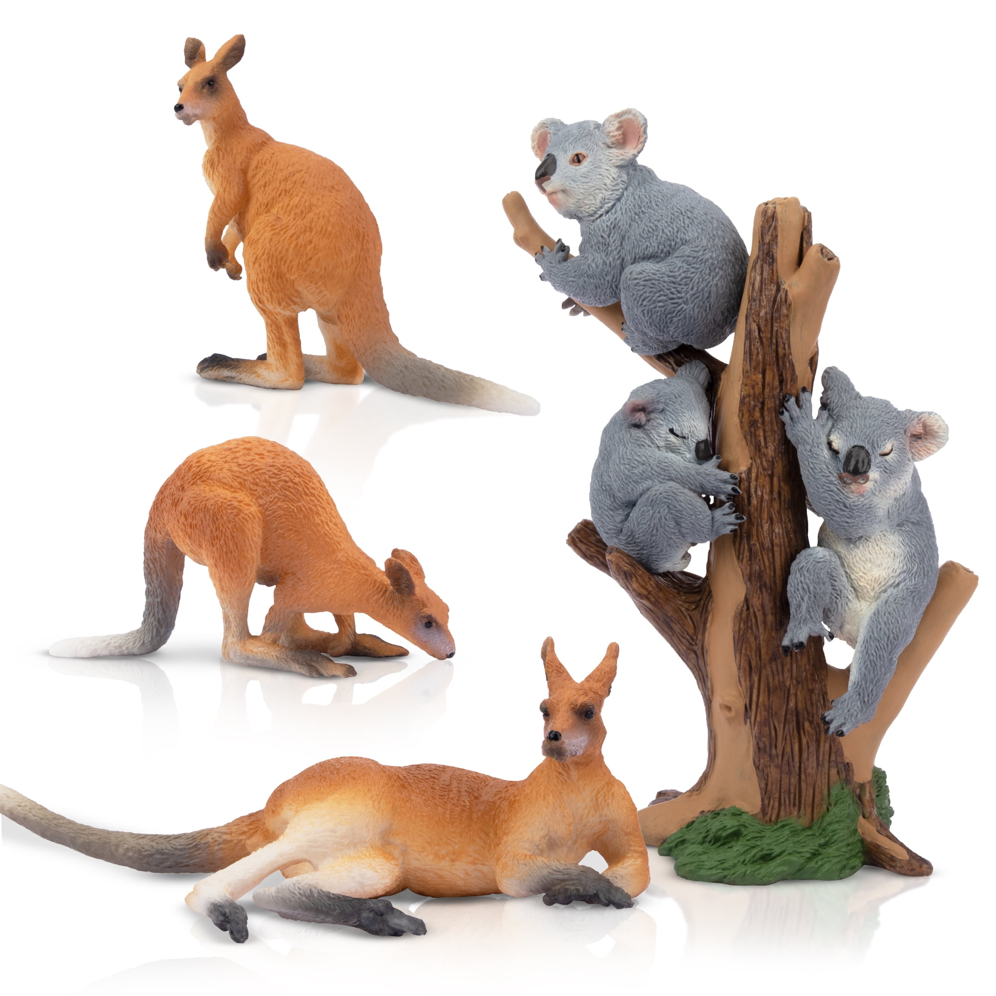 Toymany 7PCS Australian Wildlife Animal Figurines Includes Koala and ...