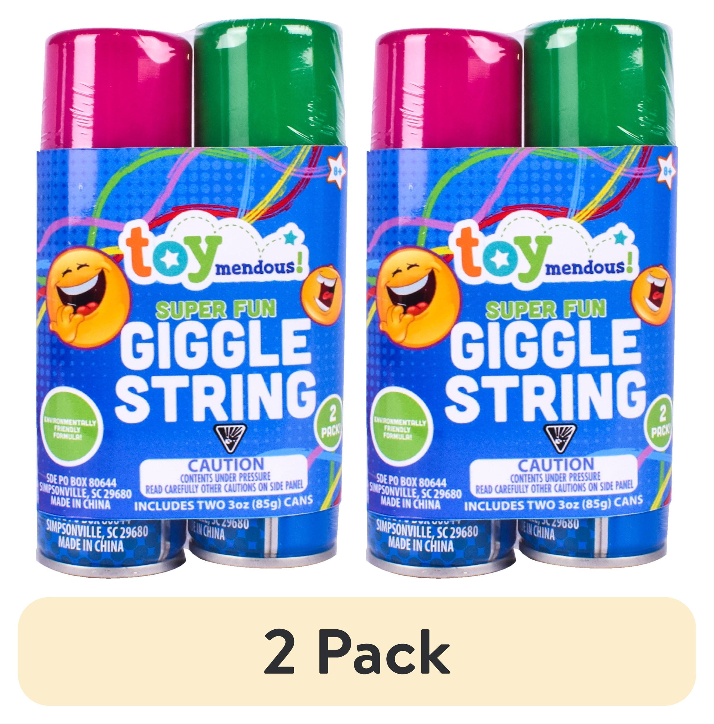 (2 pack) Toymendous Giggle String 2-Pack 3 oz Bright Colors, Perfect ...