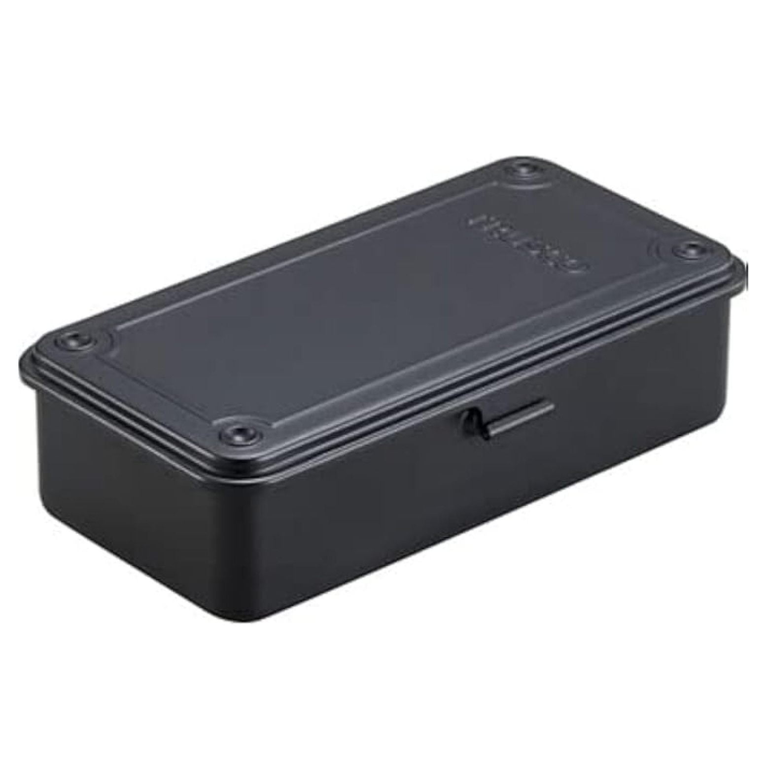 Toyo Steel Tool Box T-190 BK Black - Small Steel Storage Trunk for ...