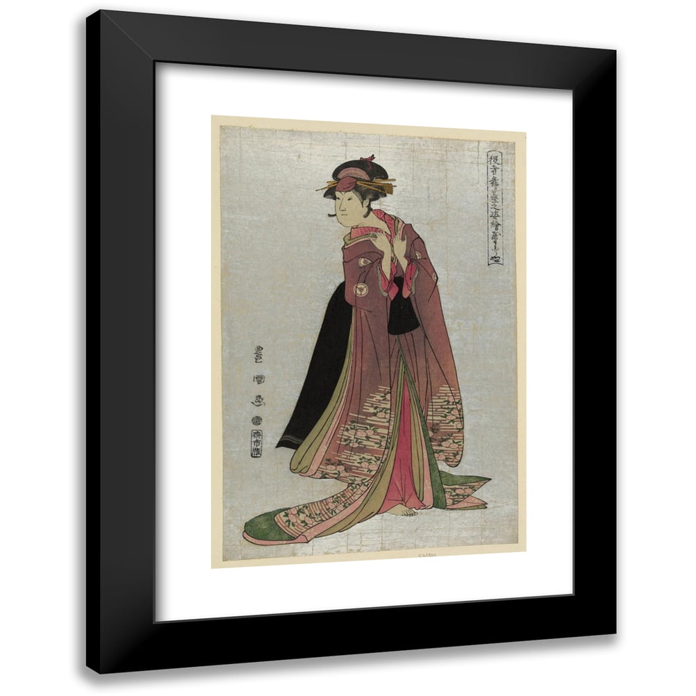 Toyokuni Utagawa 11x14 Black Modern Framed Museum Art Print Titled ...