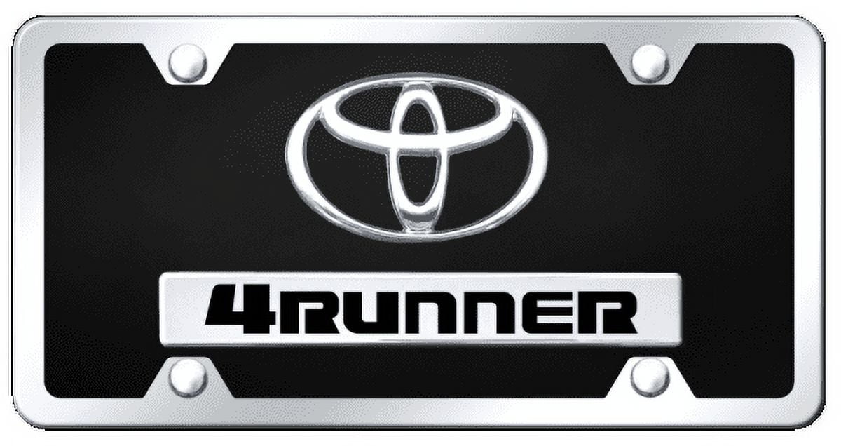 Au-TOMOTIVE GOLD Toyota 4Runner 3D Chrome Logo License Plate, Mirror ...