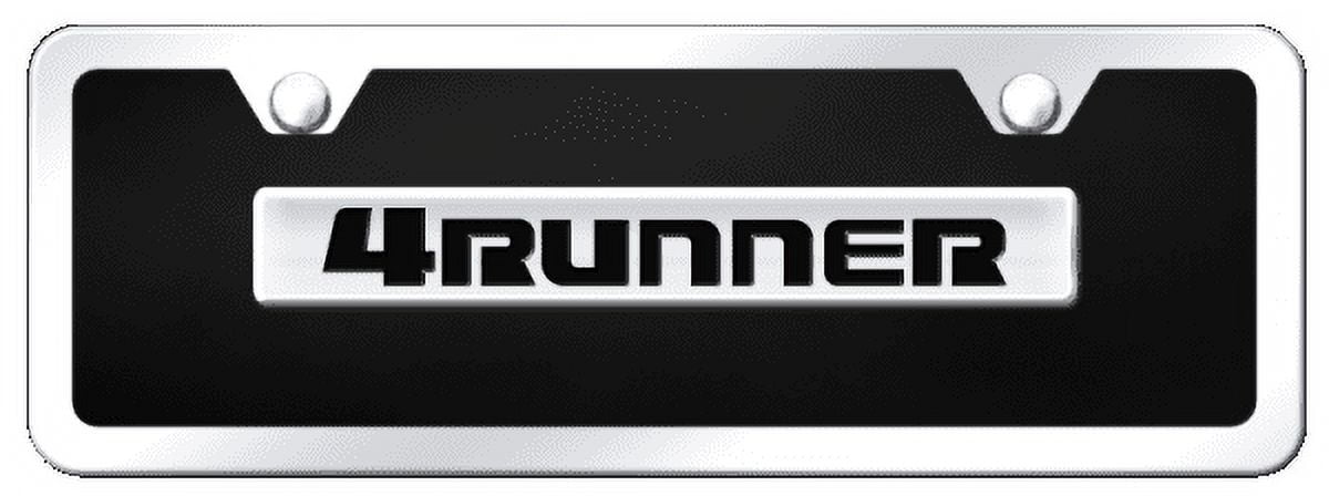 Toyota 4Runner Logo Chrome Mini Acrylic Kit License Plate Frame ...
