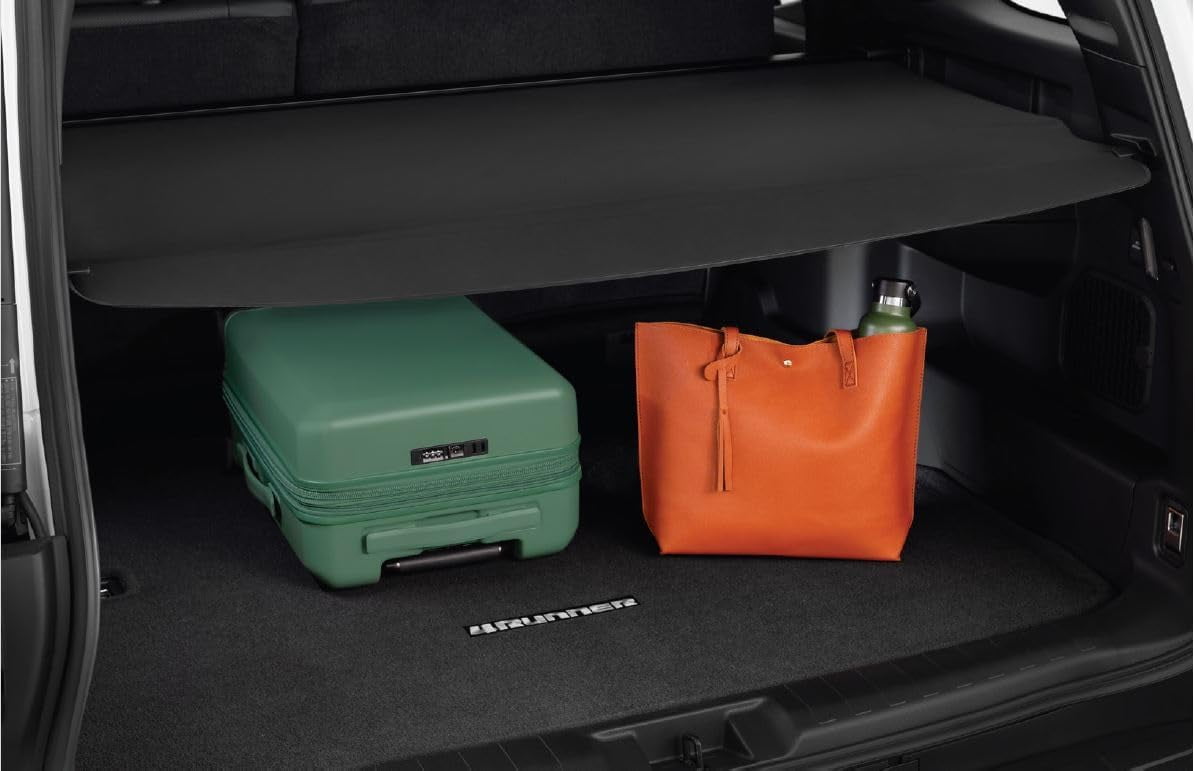 Toyota 4Runner Retractable Cargo Cover, Black, Custom Fit for 2025 ...