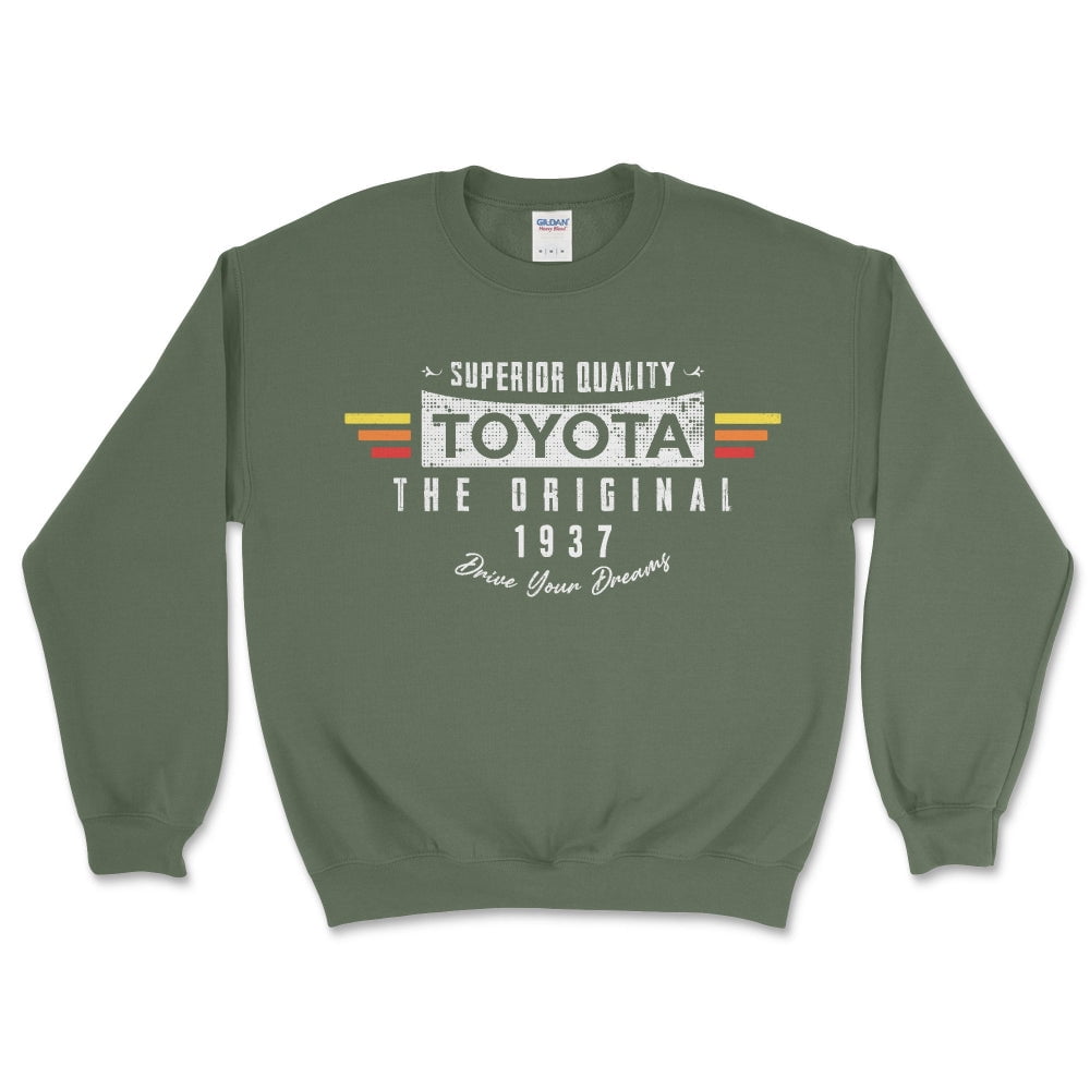 Toyota 4x4 Sweatshirt-The Original Drive Your Dreams Crewneck - Walmart.com
