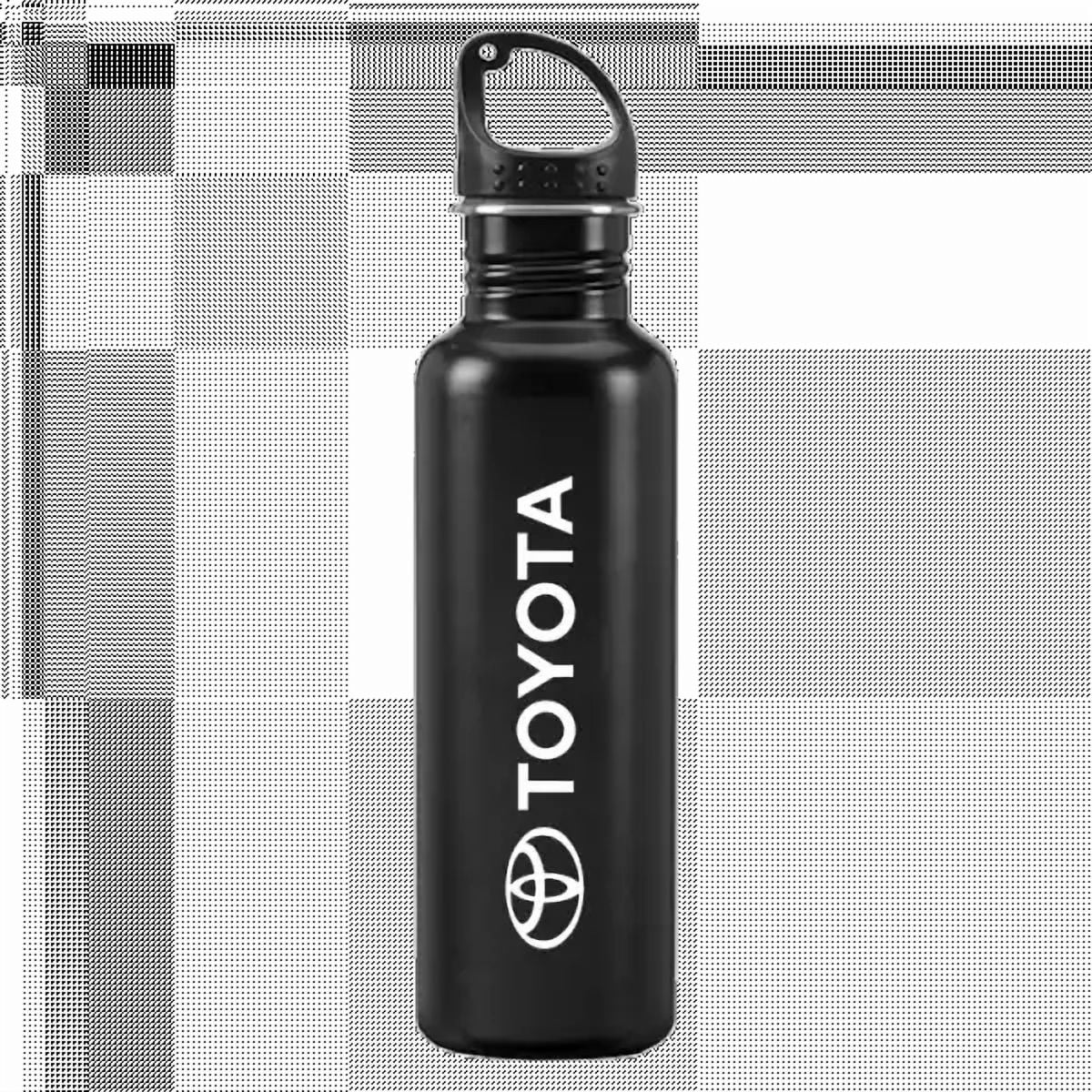 Toyota Black Aluminum Water Bottle Tumbler Travel Mug Official Licensed ...