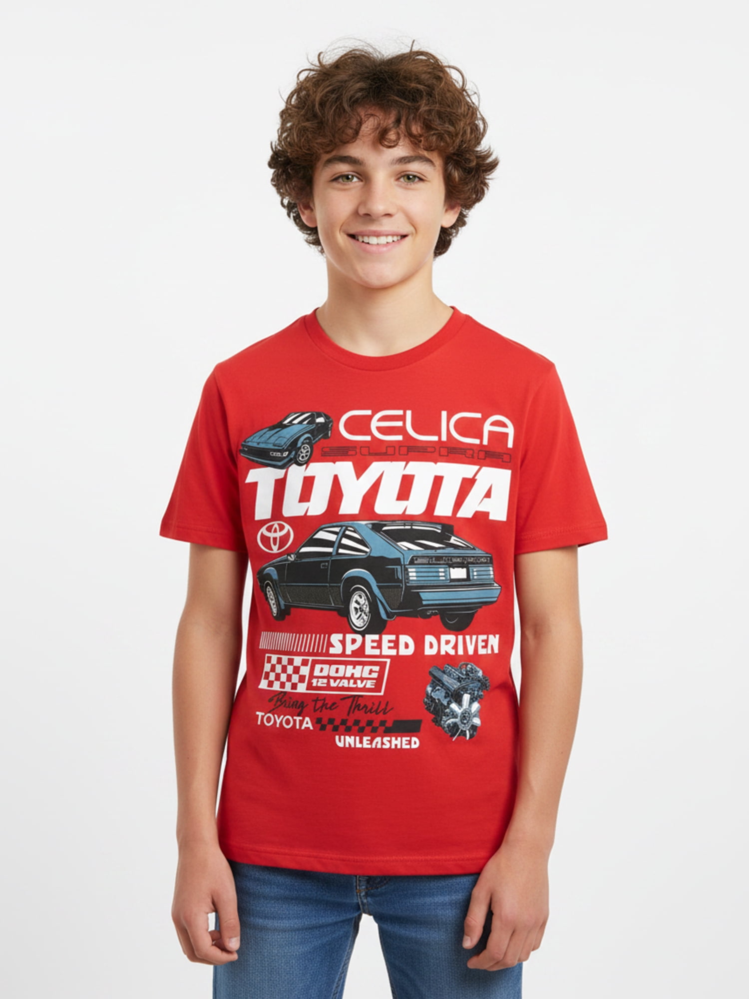 Toyota Boys' Graphic Tee with Short Sleeves, Supra, Sizes 4-18 ...
