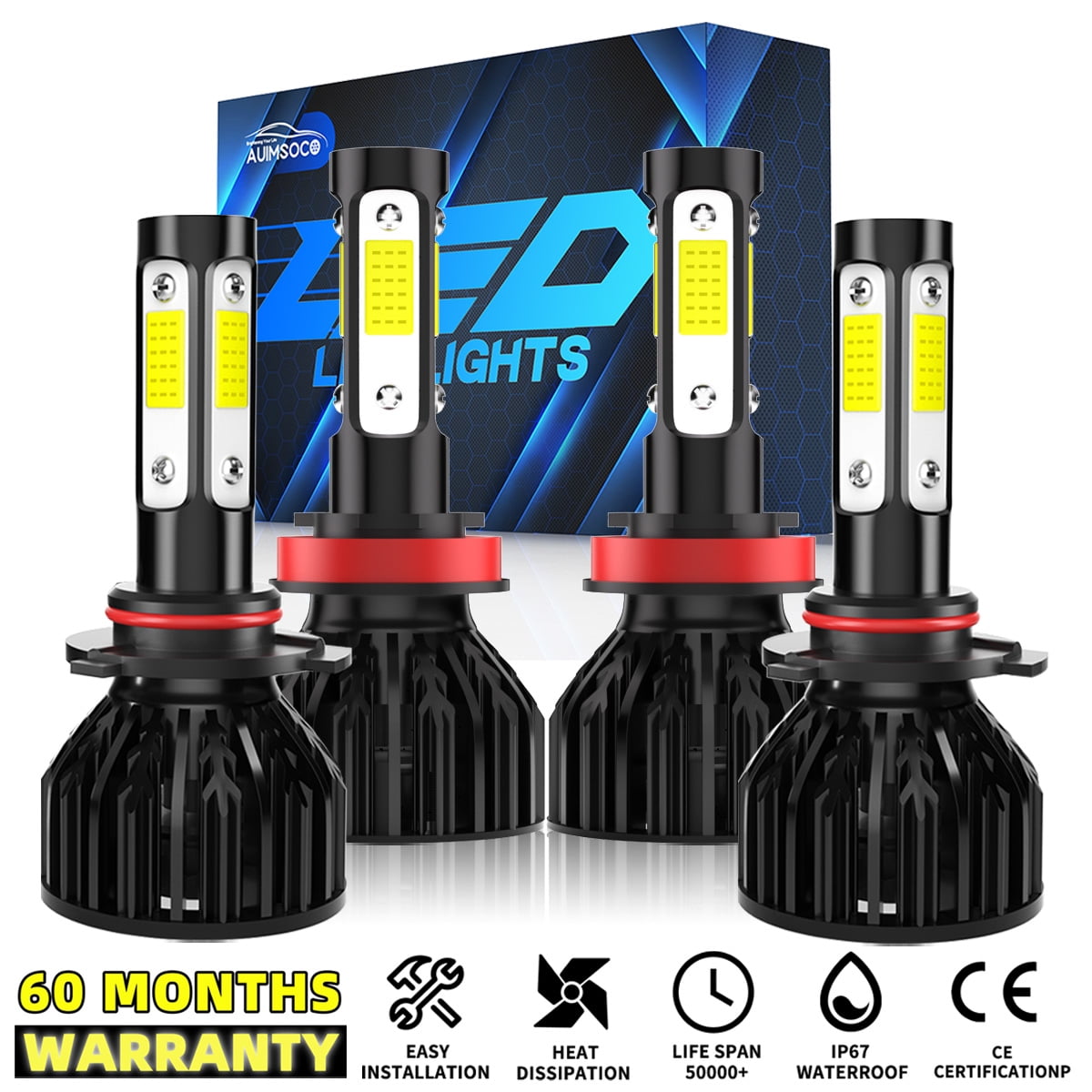 For Toyota Camry 2007,2008,2009,2010-2021 9005/HB3 H11 Bright White ...