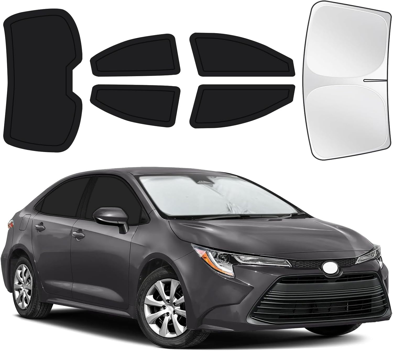 for Toyota Corolla 2020-2024 Car Window Shades, 6pcs Privacy Sun Shade ...