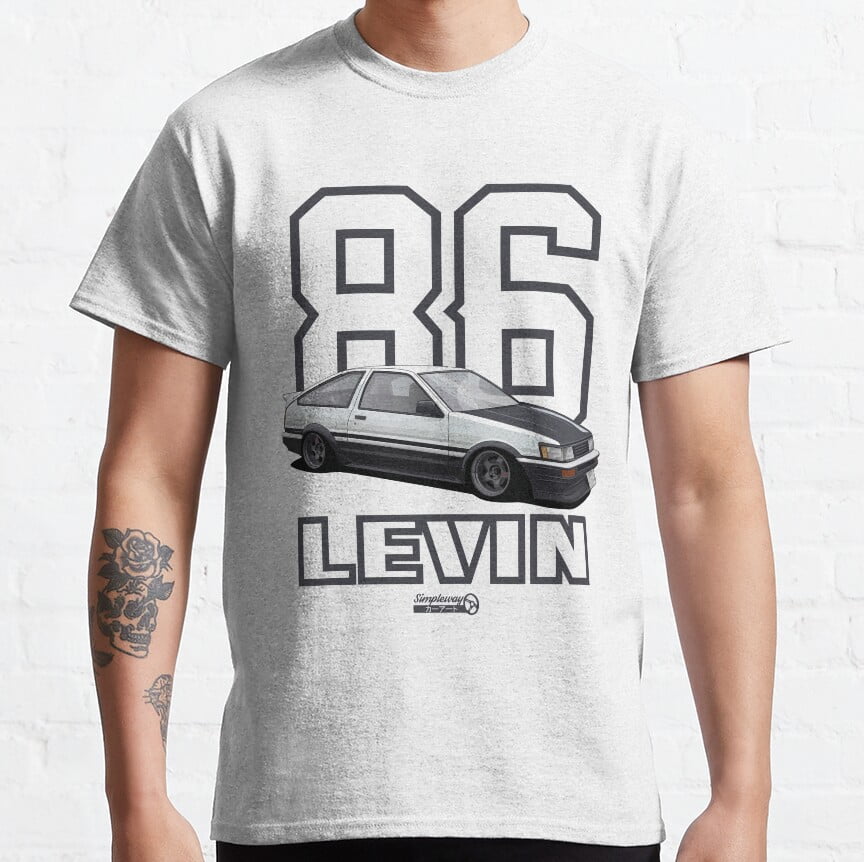 Toyota Corolla AE86 LEVIN 4AGE Touge Classic T-Shirt - Walmart.com