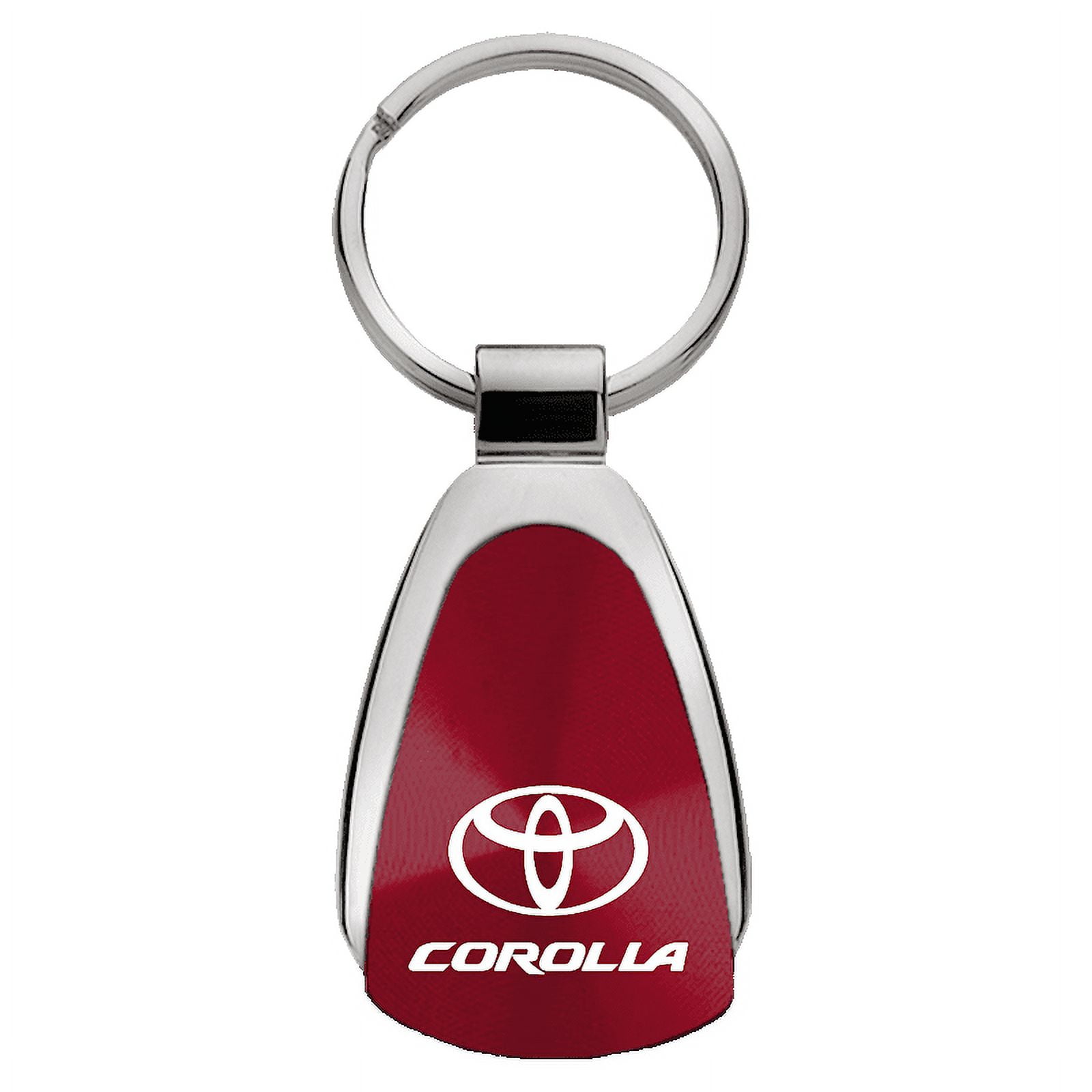 Toyota Corolla Burgundy Teardrop Key Fob Logo Key Ring Official ...