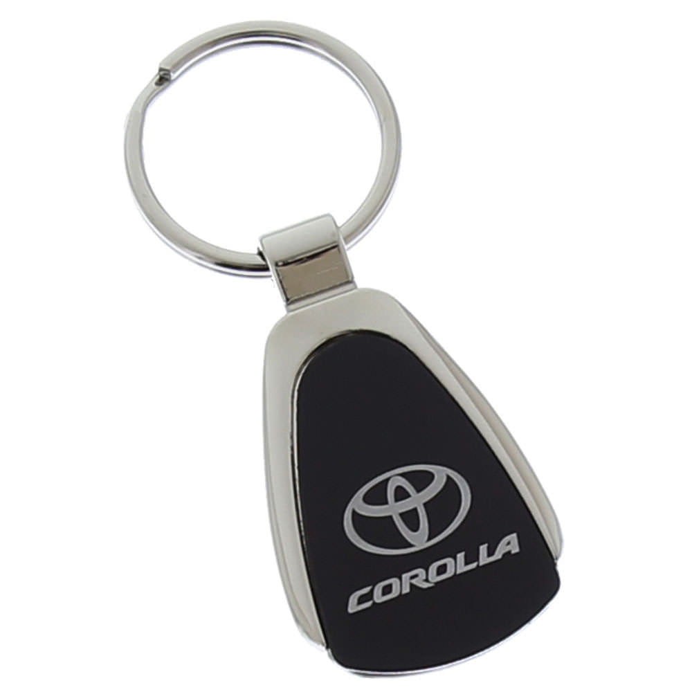 Toyota Corolla Keychain & Keyring - Black Teardrop - Walmart.com