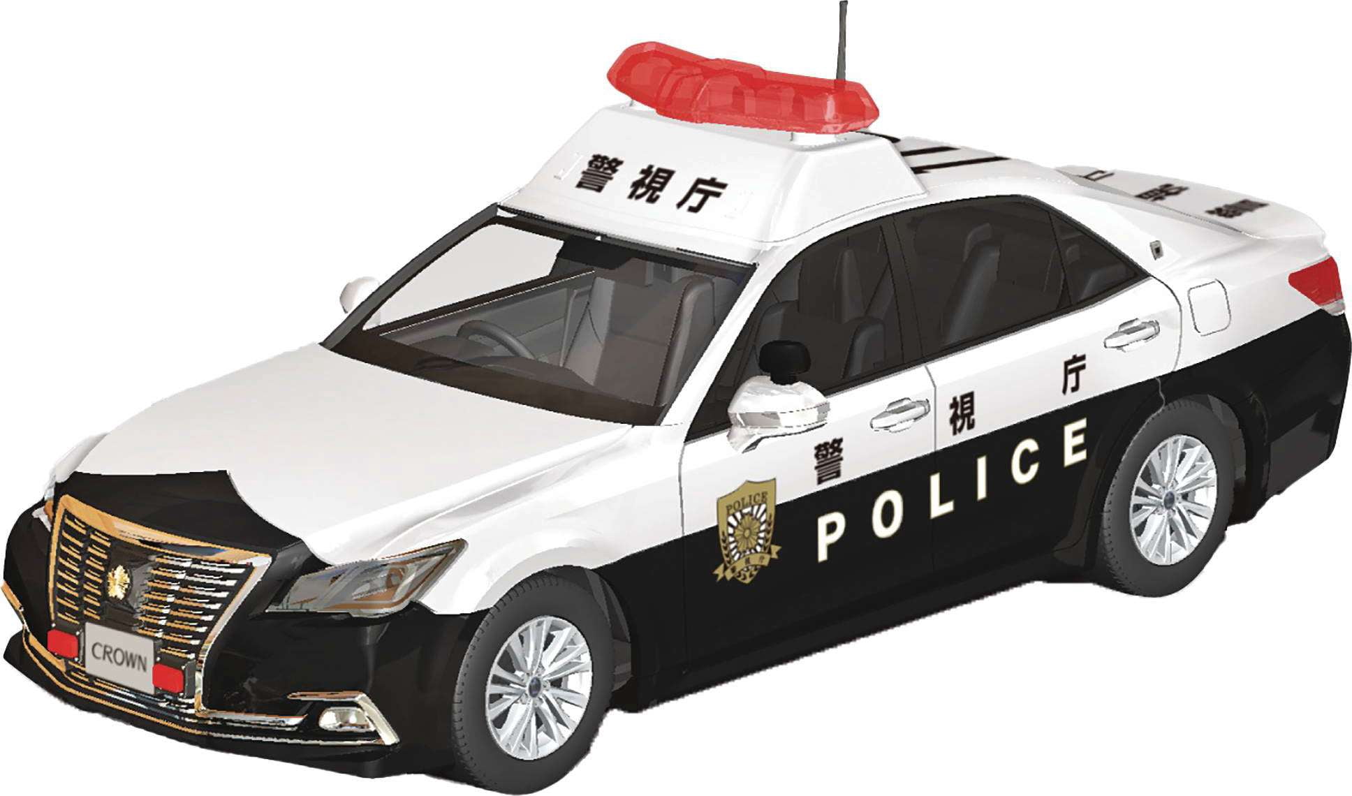 Toyota Crown Patrol Car Model Car Kit - Walmart.com
