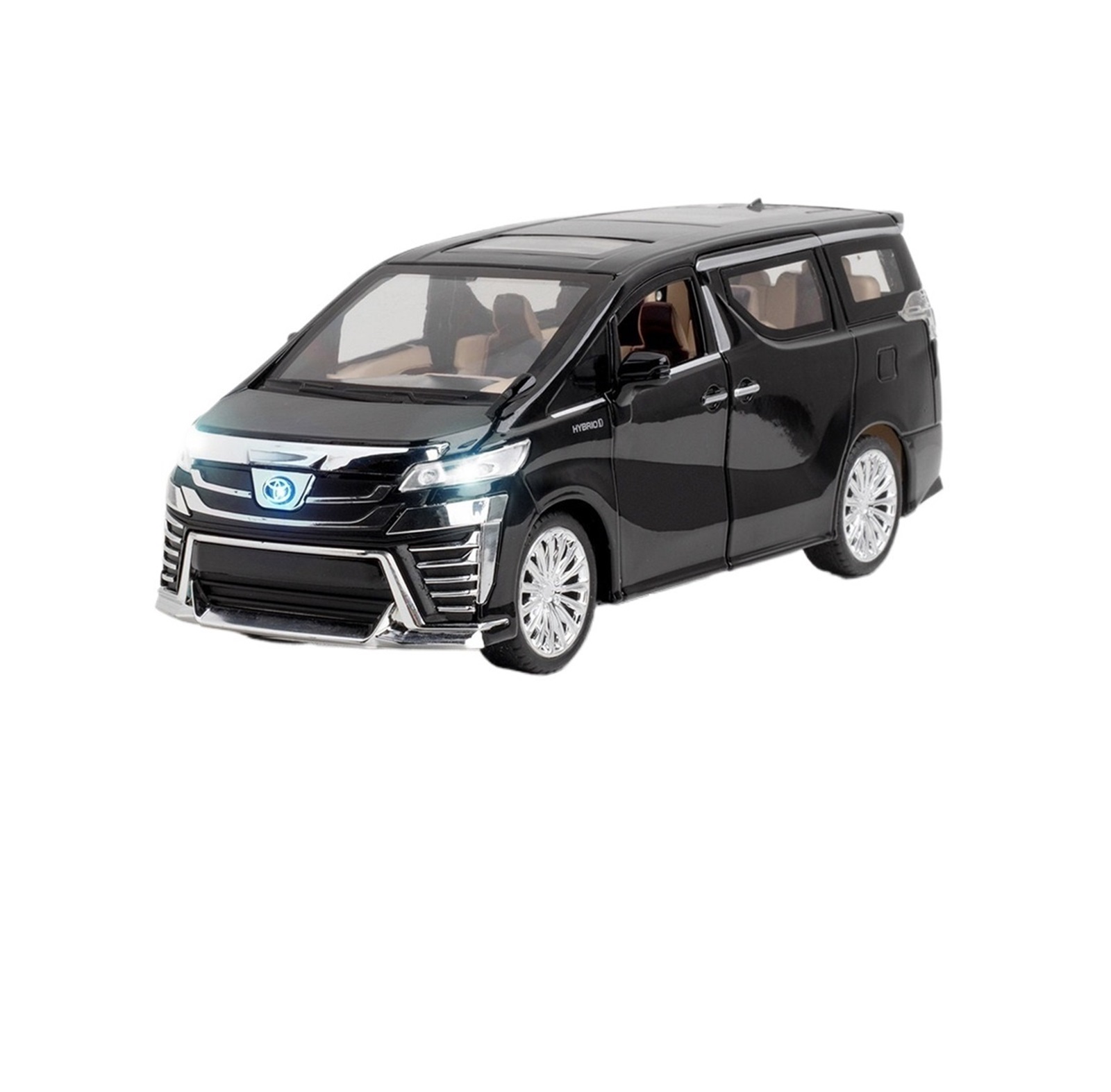 Toyota Deluxe Mvp Vellfire Hybrid Miniature Metal Car 1/24 - Walmart.com
