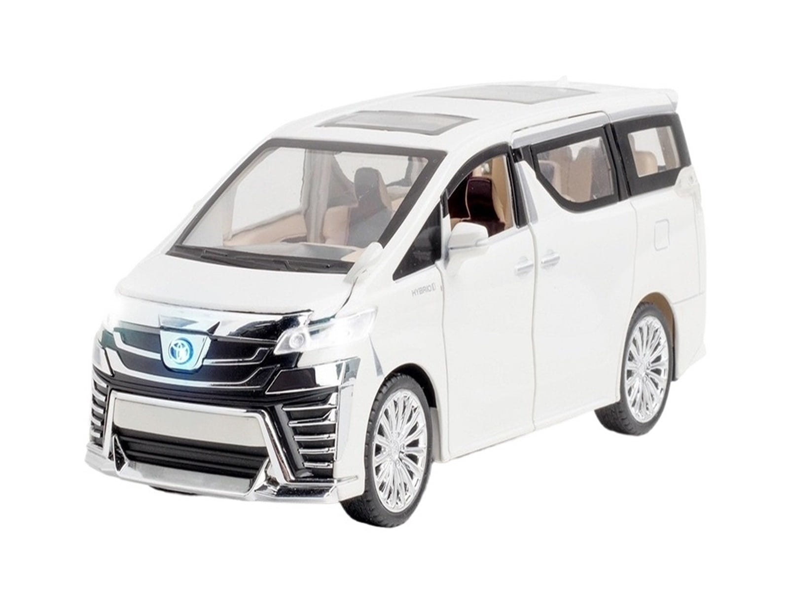 Toyota Deluxe Mvp Vellfire Hybrid Miniature Metal Car 1/24 - Walmart.com