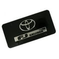 Toyota Dual Logo FJ Cruiser License Plate (Chrome on Black) - Walmart.com