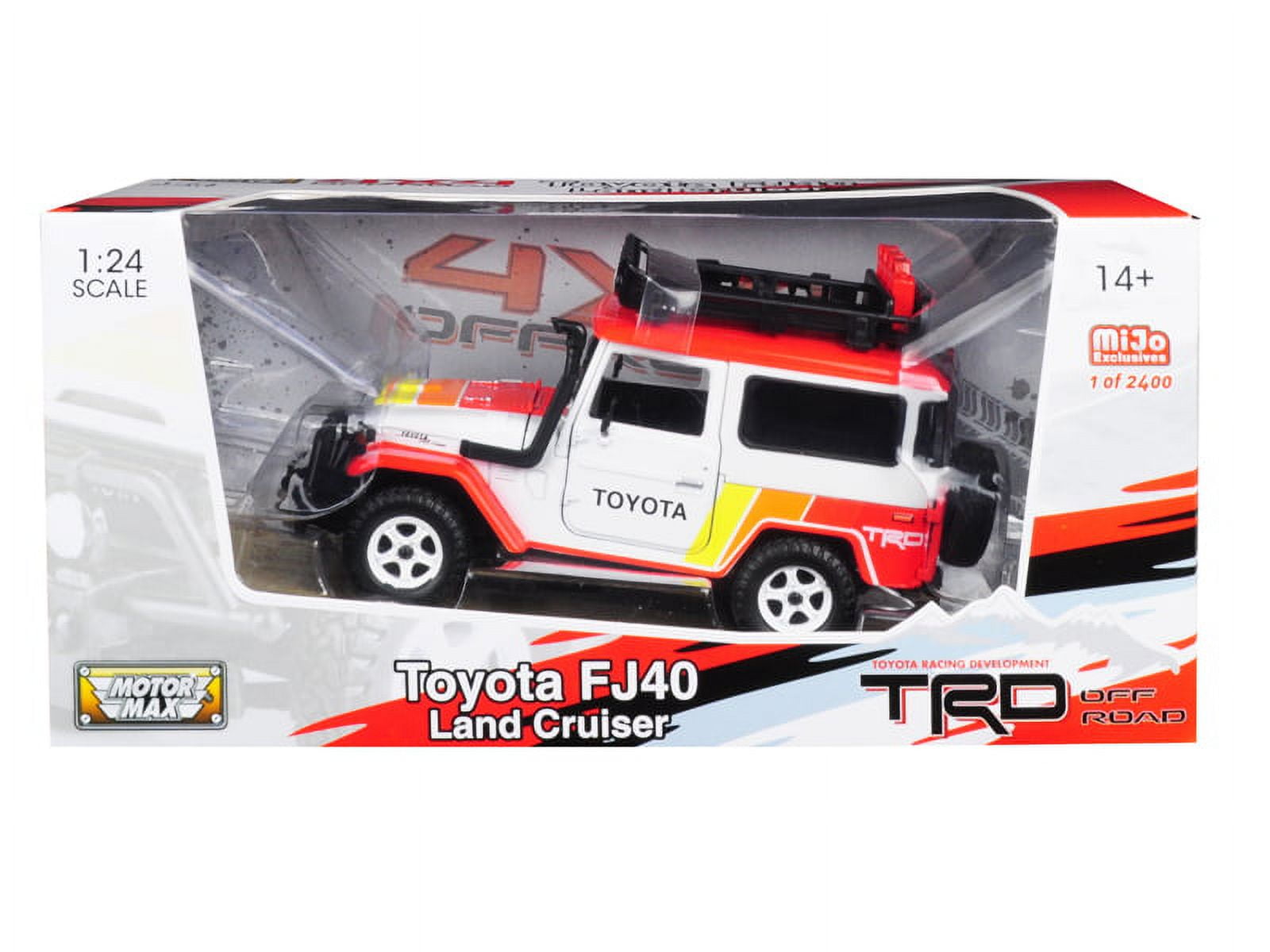 Motormax 1:24 Mijo Exclusive Toyota FJ 40 FJ40 Land Cruiser TRD Livery ...