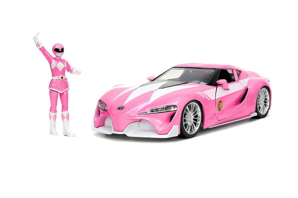 Toyota FT-1 Concept w/Pink Ranger Figurine, Power Rangers, Jada Toys ...