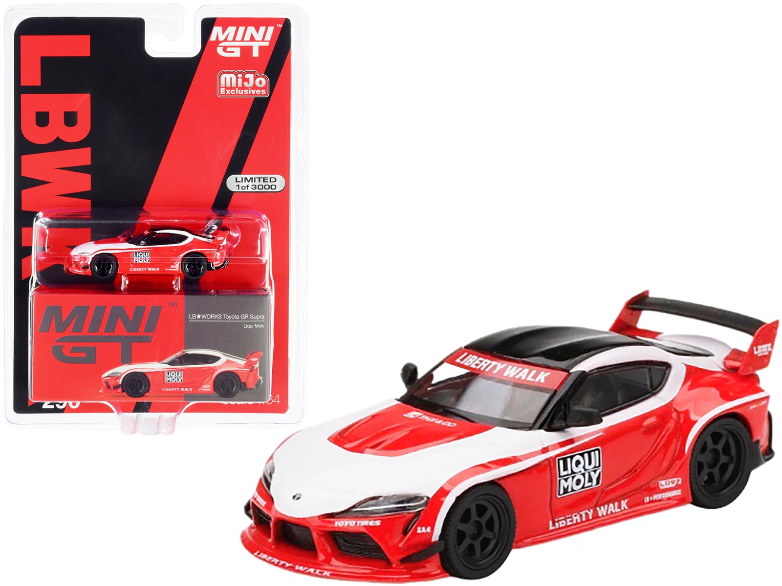 Toyota GR Supra LB WORKS RHD "Liqui Moly" Red & White w/Black Top to ...