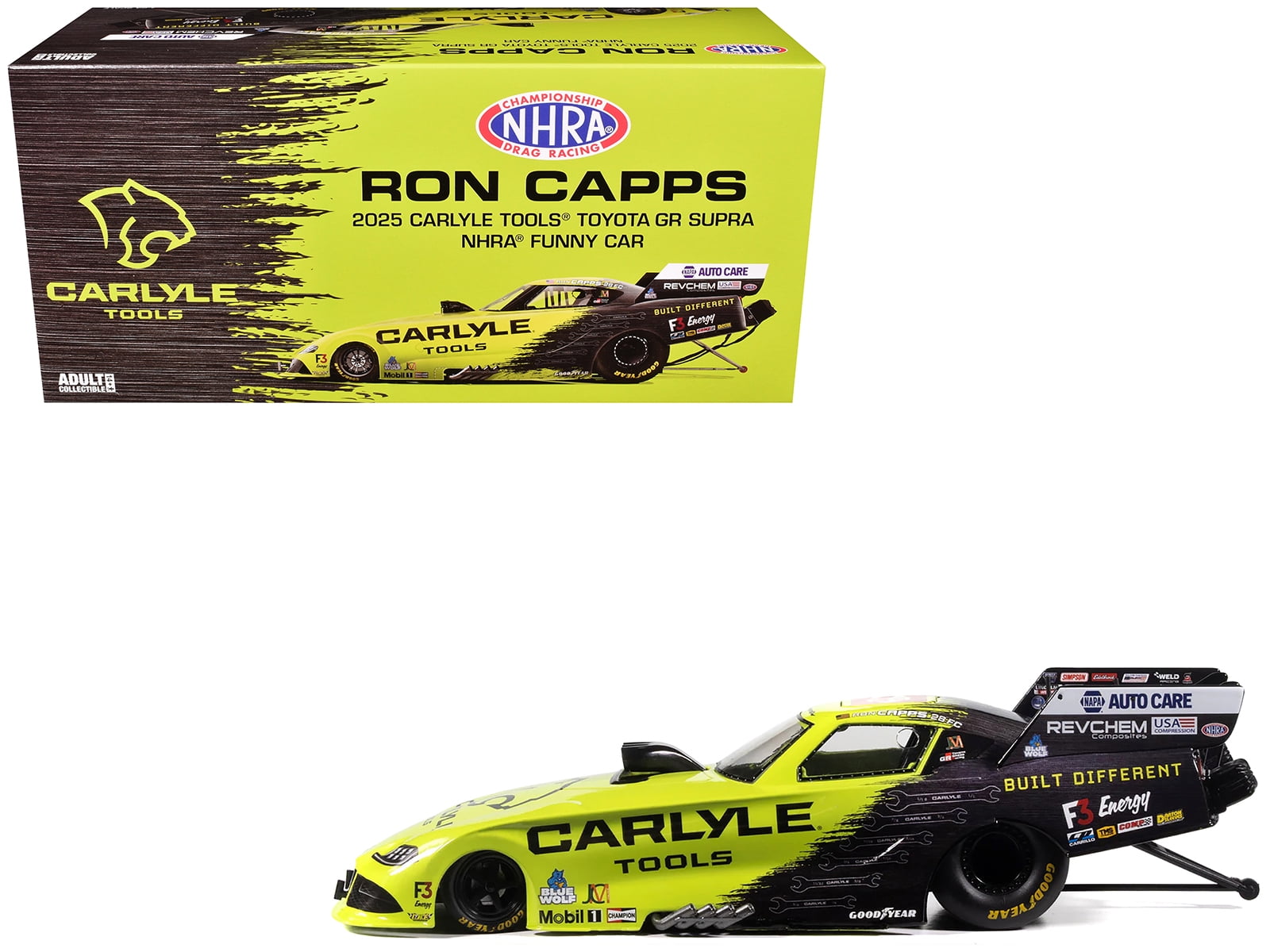 Toyota GR Supra NHRA Funny Car Ron Capps "Carlyle Tools" (2025) Limited ...