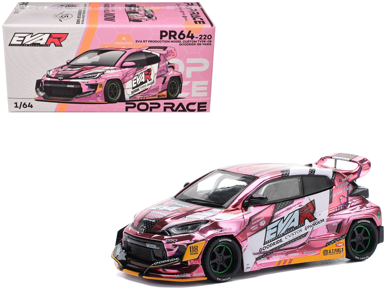 Toyota Goodride GR Yaris RHD "EVA RT Production Model-08" Pink Metallic ...