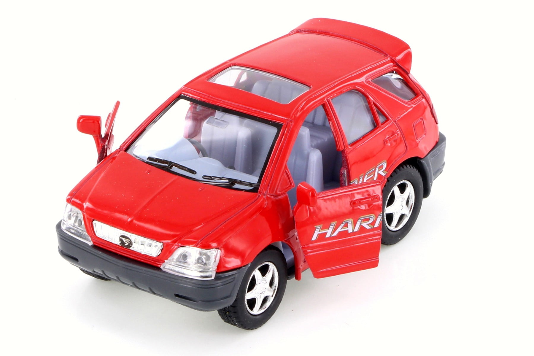 Toyota Harrier, Red - Kinsmart 4008D - 4" Scale Diecast Model Car ...