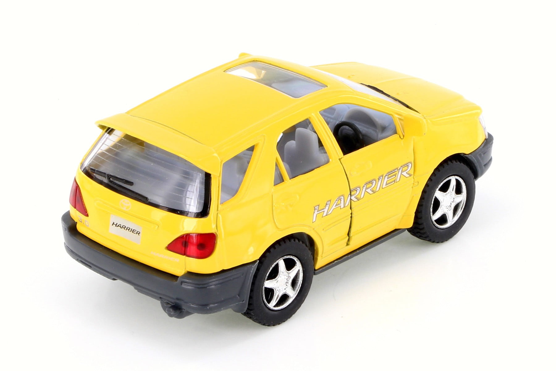 Toyota Harrier, Yellow - Kinsmart 4008D - 4" Scale Diecast Model Car ...