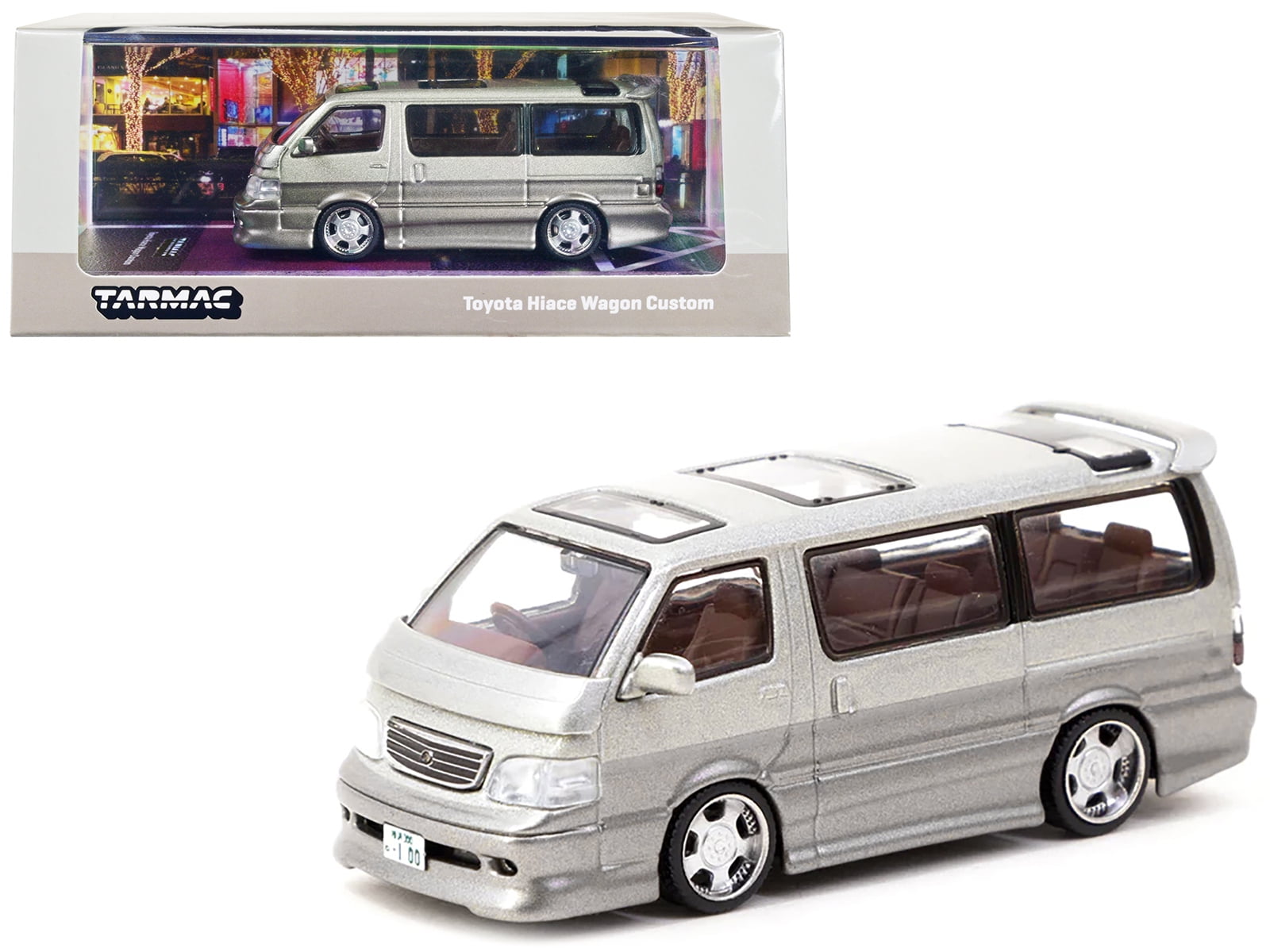 Toyota Hiace Wagon Custom Van RHD (Right Hand Drive) Silver and Light ...