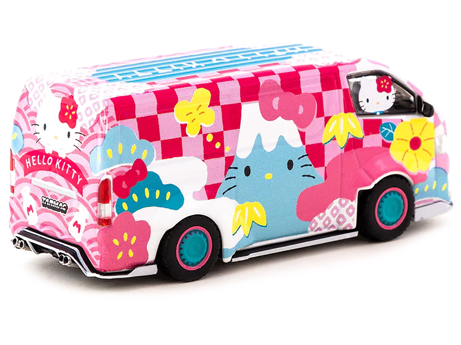 Toyota Hiace Widebody Van RHD (Right Hand Drive) Pink with Graphics ...
