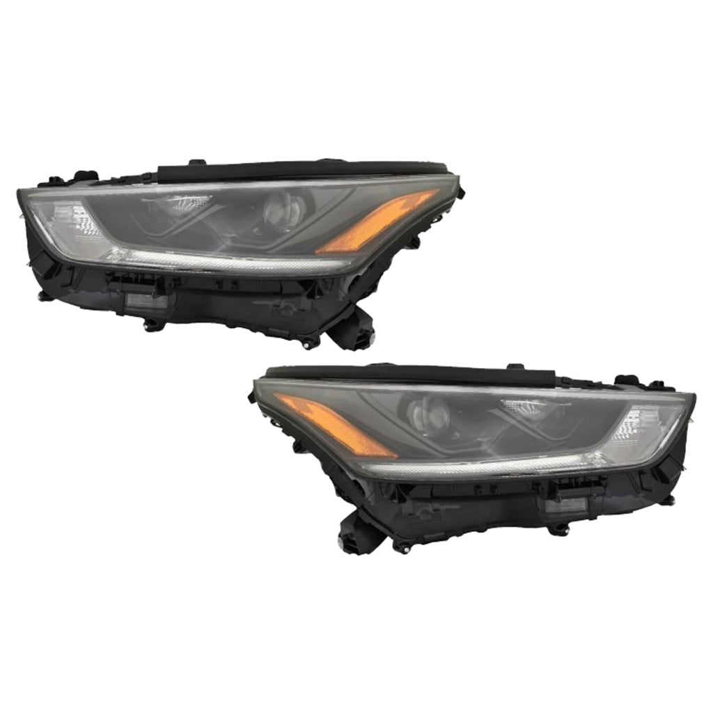 For Toyota Highlander 2020 2021 Headlight Assembly Driver and Passenger ...
