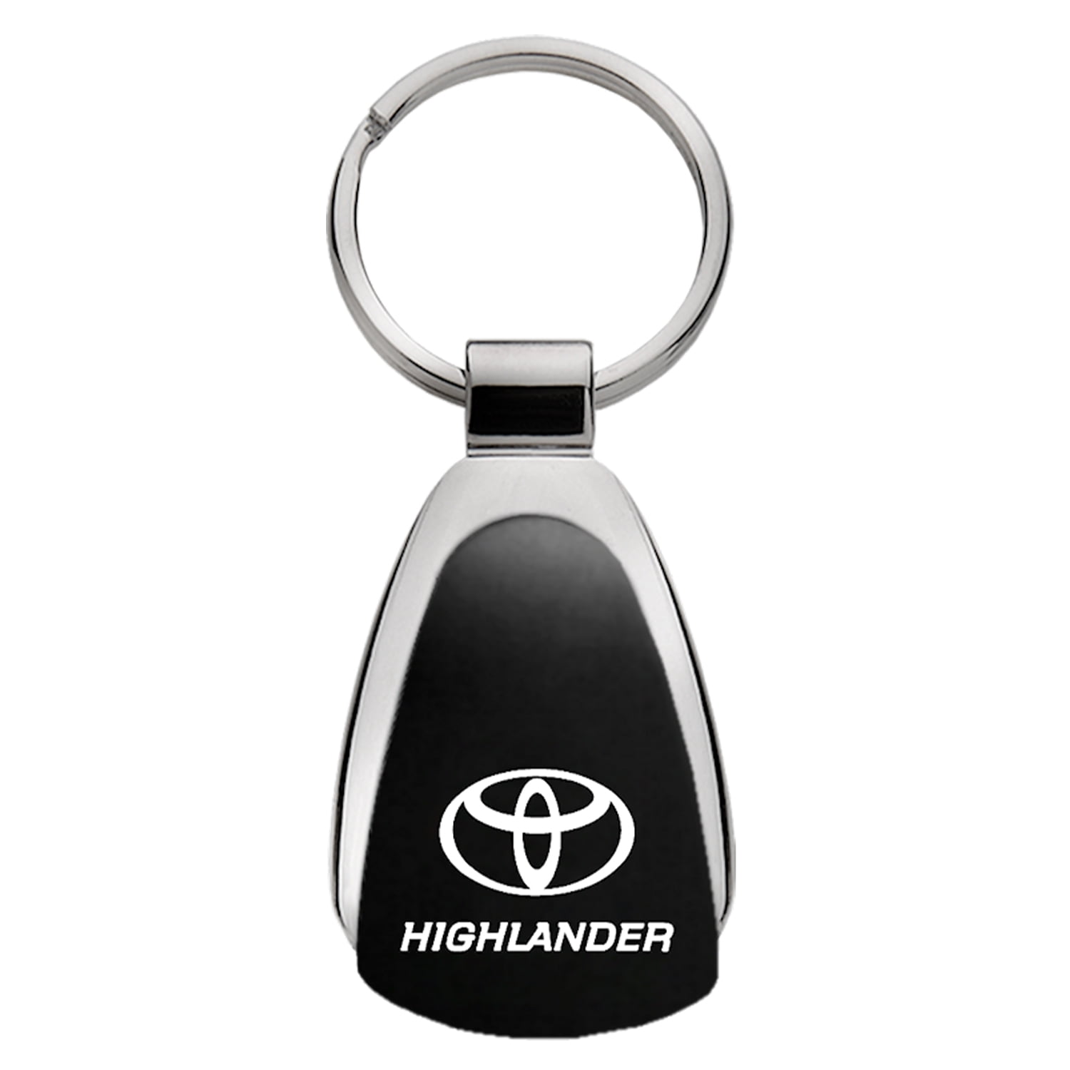 Highlander Black Teardrop Key Fob Keychain - Walmart.com