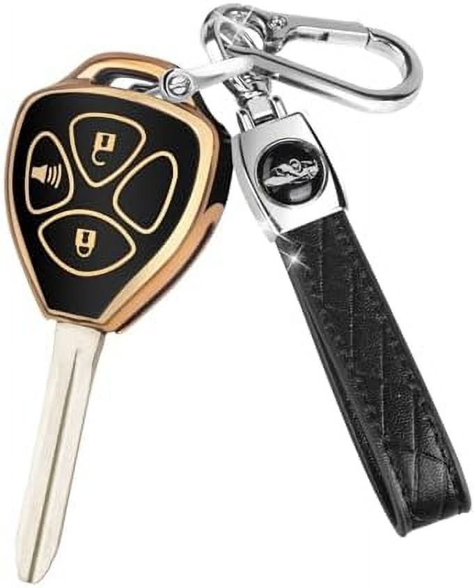 for Toyota Key Fob Cover with Keychain,Compatible with Toyota 2006-2018 ...