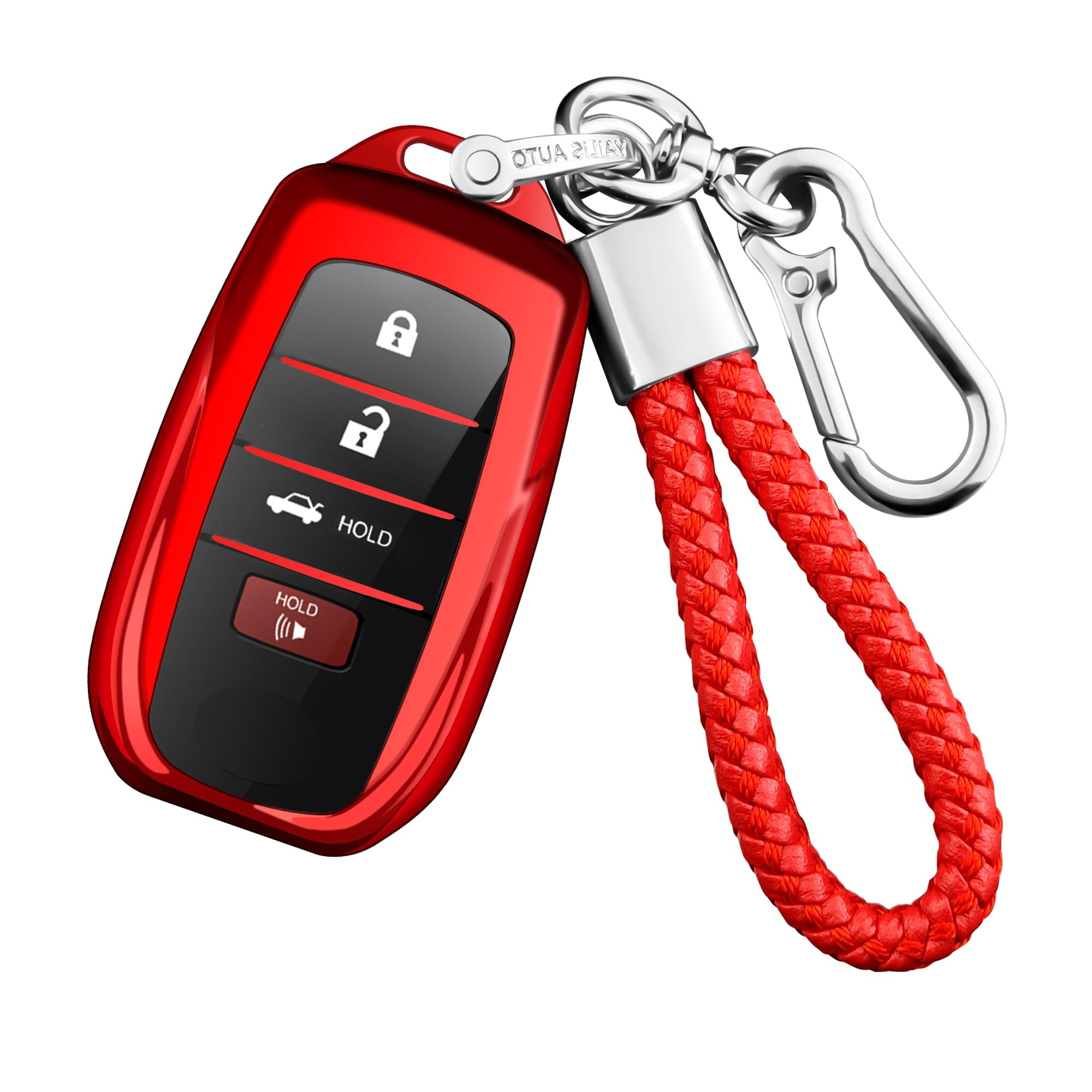 for Toyota Key Fob Cover with Keychain, Fit for Toyota Venza Corolla ...