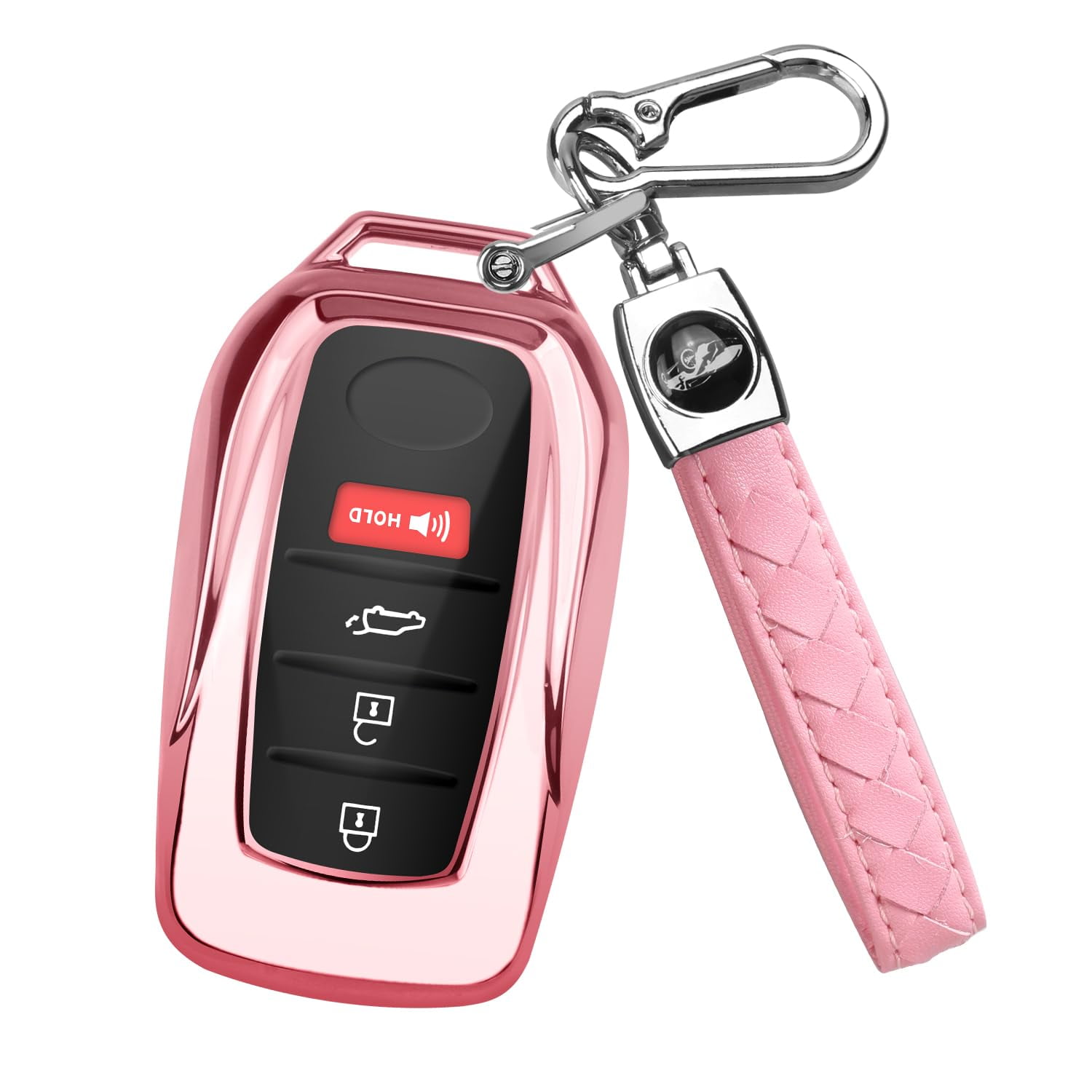 for Toyota Key Fob Cover with Keychain, Fit for Toyota Venza Corolla ...