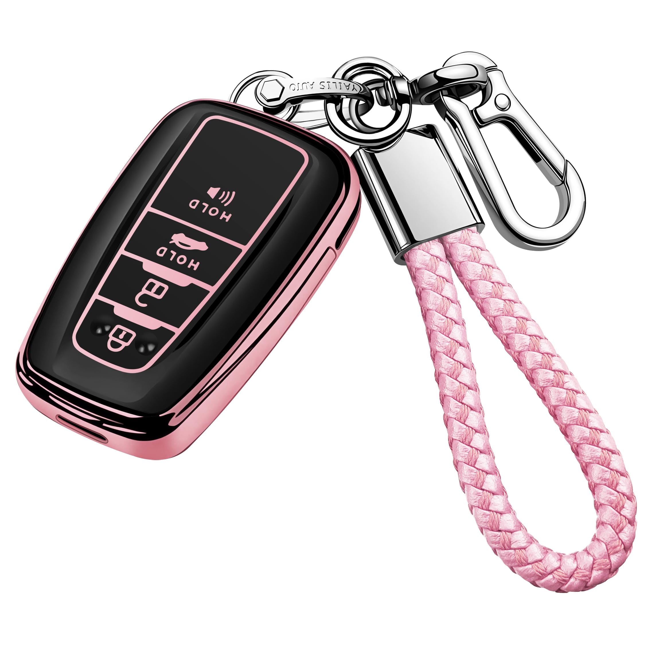 for Toyota Key Fob Cover with Keychain,Special Soft TPU Key Case ...