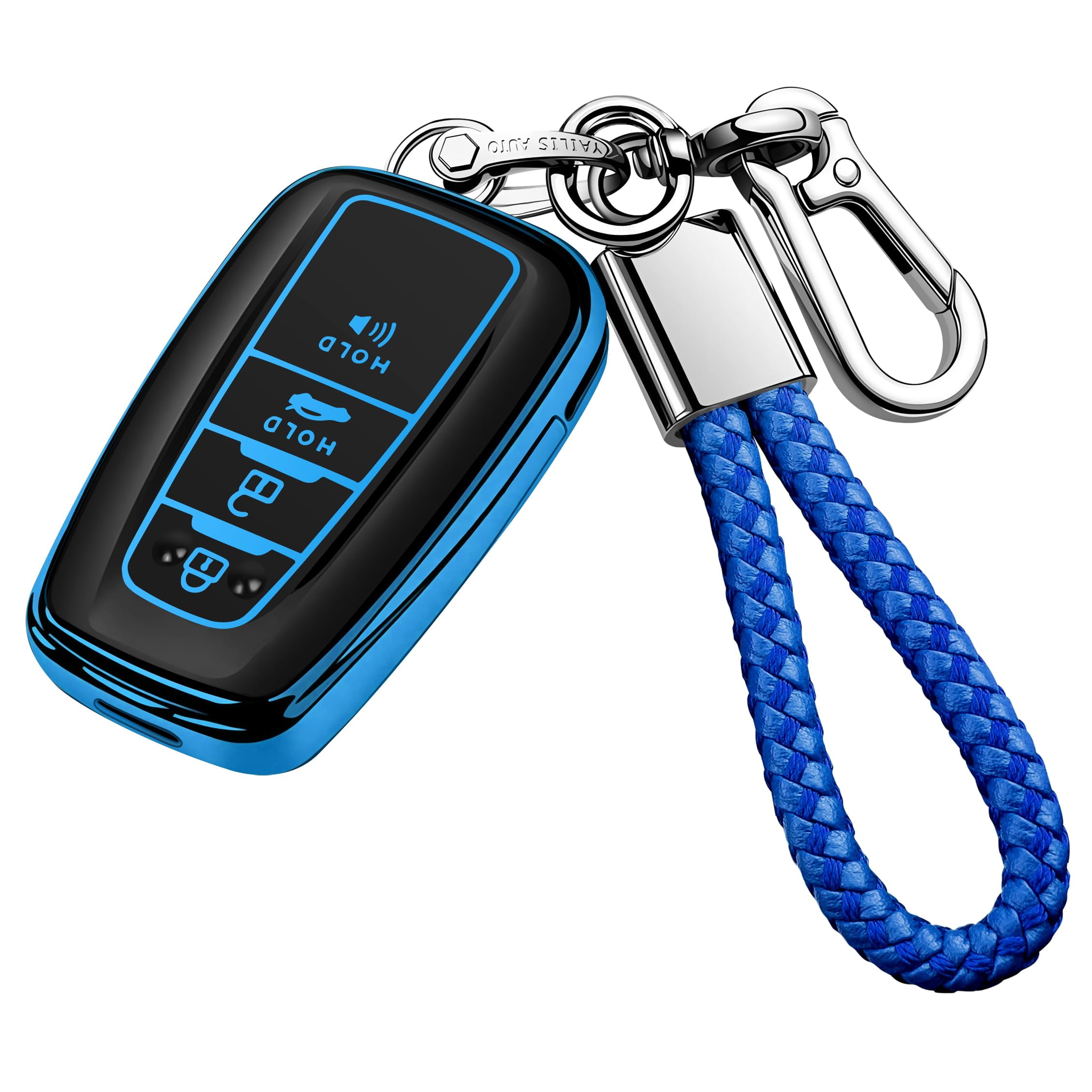 for Toyota Key Fob Cover with Keychain,Special Soft TPU Key Case ...