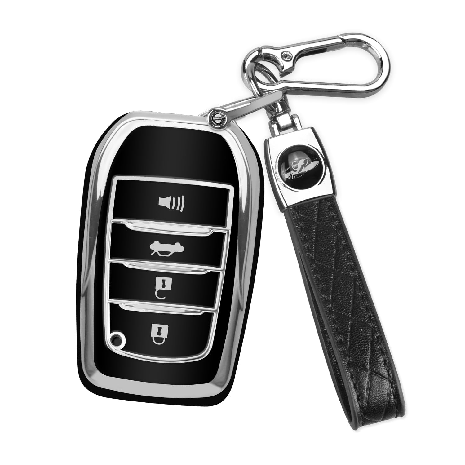 for Toyota Key Fob Cover with Keychain for toyota key fob case Fit for ...