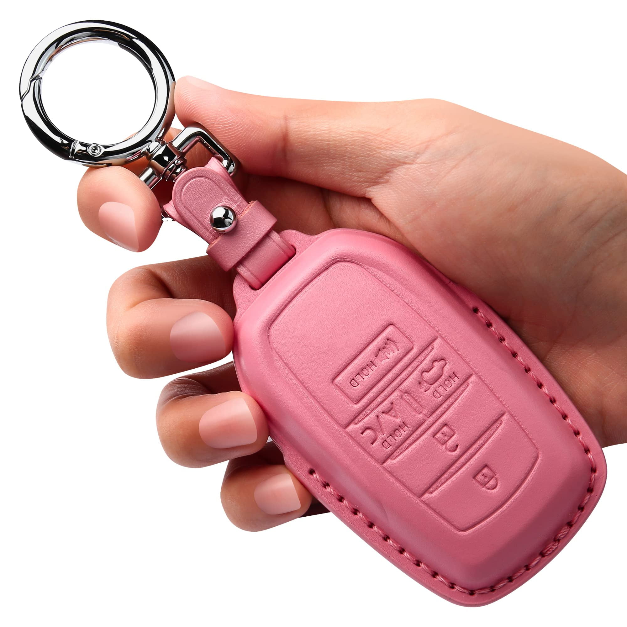 or Toyota Key Fob Cover Leather Case Compatible with 2019-2024 Land ...
