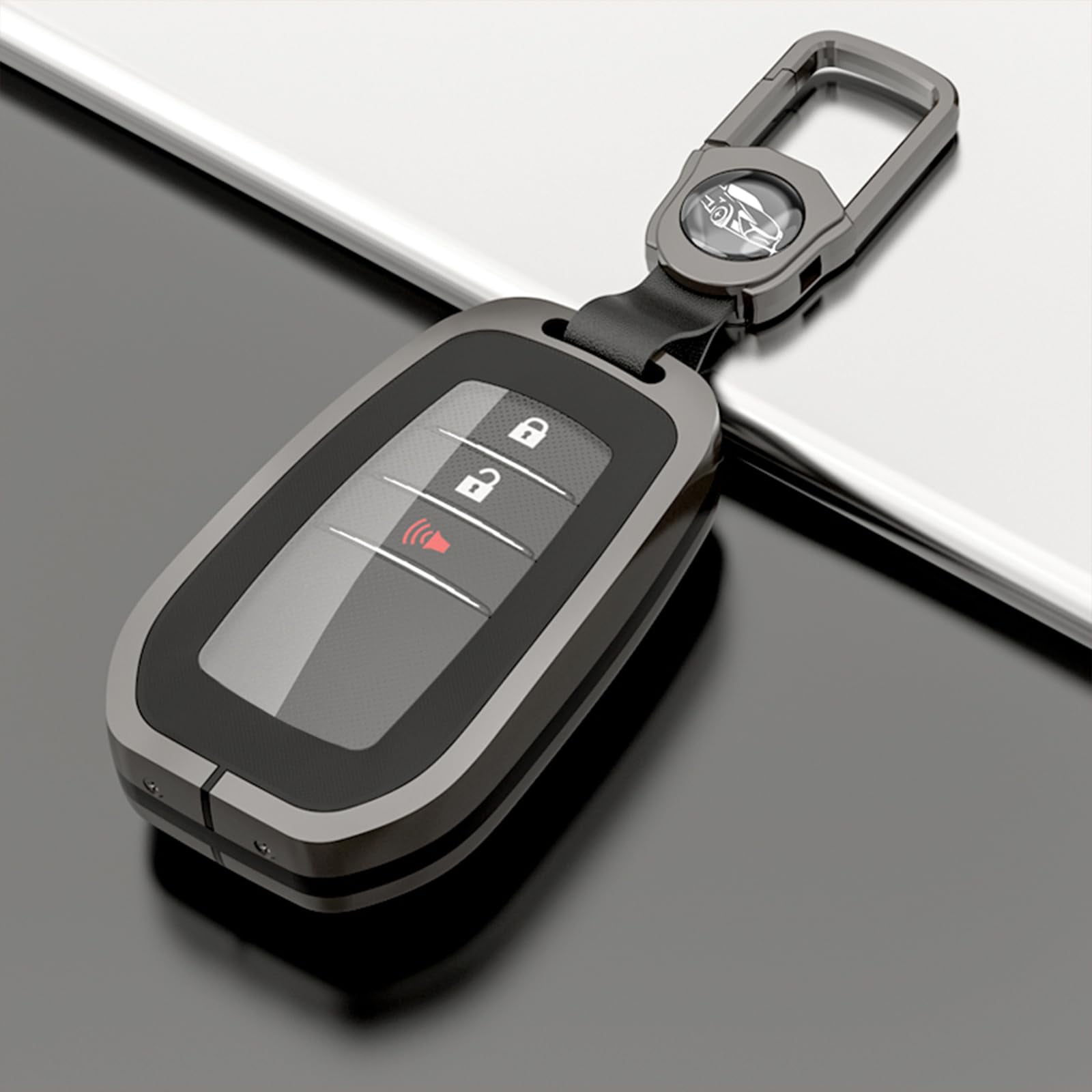 for Toyota Key Fob Cover, TPU+Zinc Alloy Key Fob Case for 2019-2025 ...