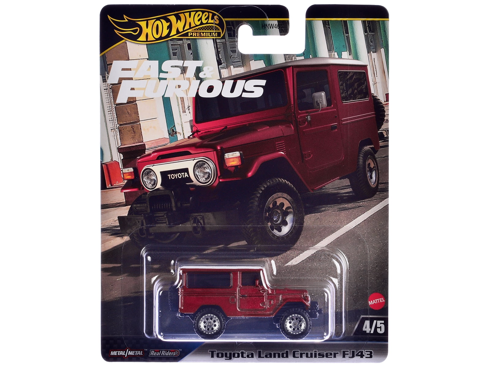 Toyota Land Cruiser FJ43 Red w/White "The Fate of the Furious" (2017 ...