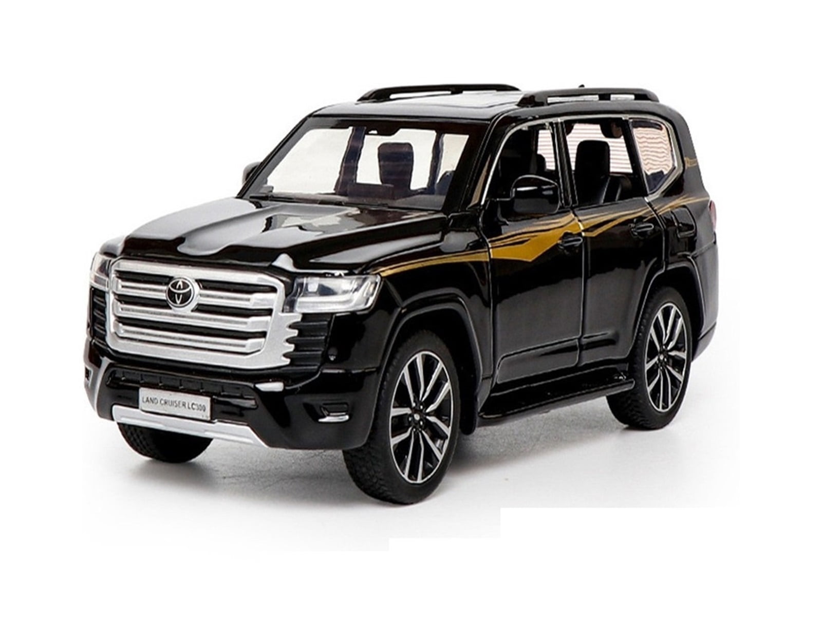 Toyota Land Cruiser Miniature Metal Car With Lights And Sound - Walmart.com