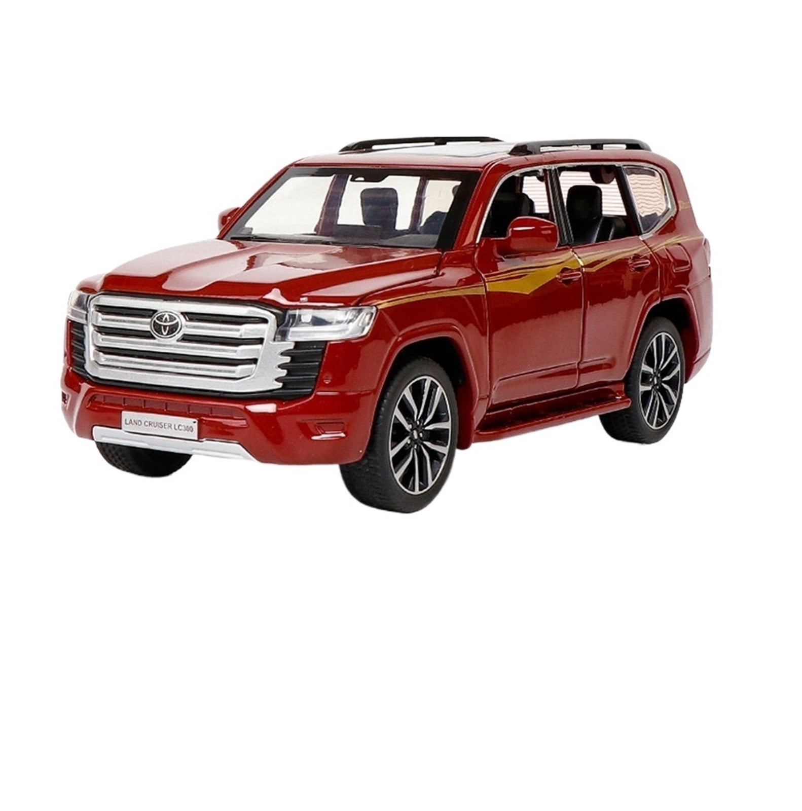 Toyota Land Cruiser Miniature Metal Car With Lights And Sound - Walmart.com